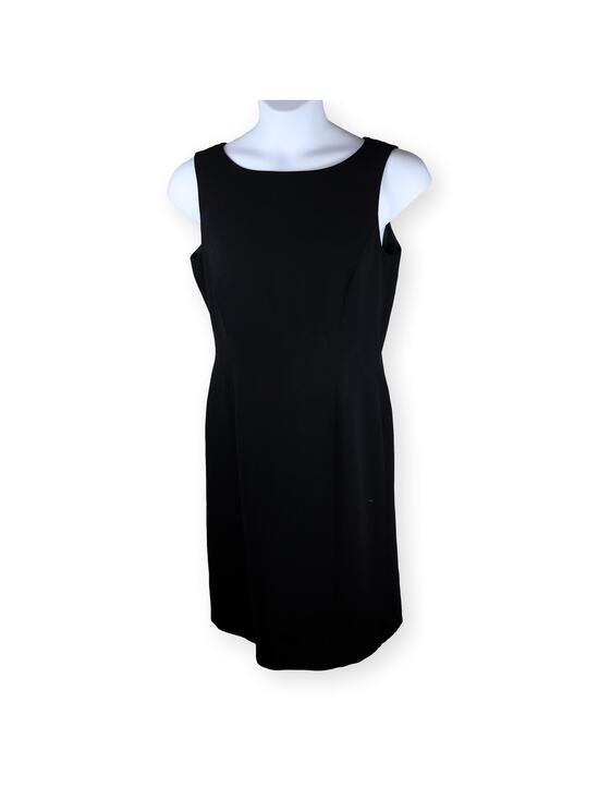 Tahari ASL | Dresses | Tahari Asl Black Sleeveless Crepe Sheath Dress ...